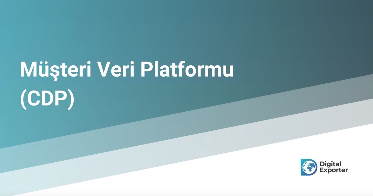 Müşteri Veri Platformu (CDP) - Digital Exporter